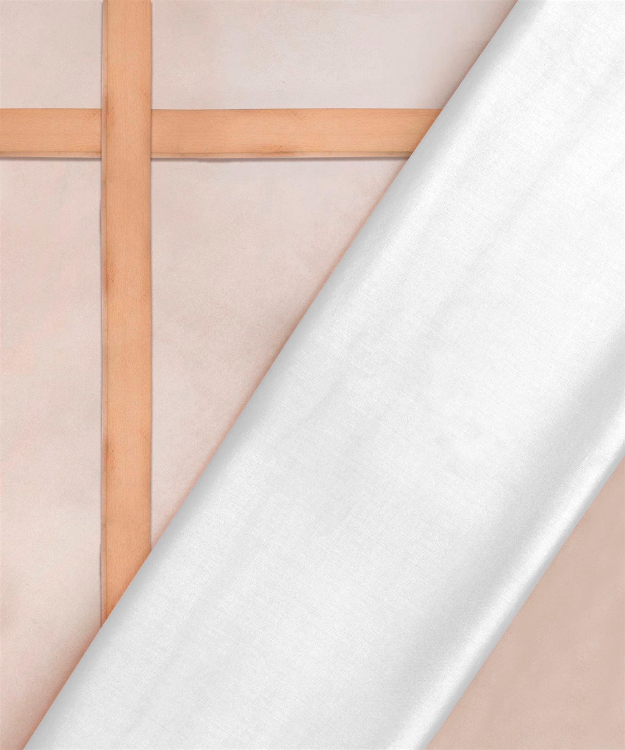 Buy Off-White Plain Cotton Satin Fabric Online At Wholesale Prices ...