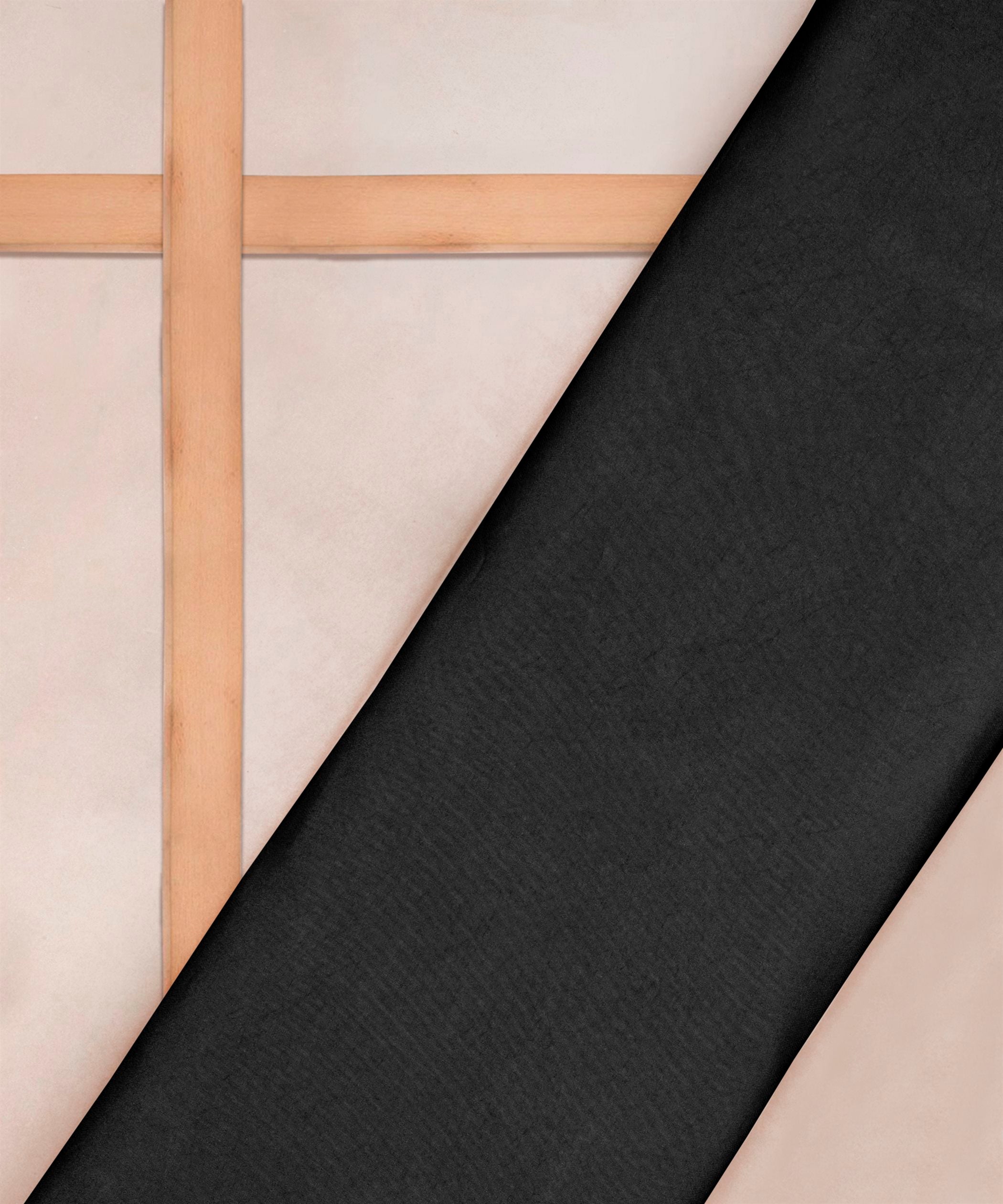 Buy Black Plain Rayon Fabric Online At Wholesale Prices | Fabric Depot